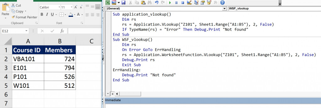 Cách Dùng Hàm Vlookup Vba Và Vòng Lặp For Each Trong Vba Excel