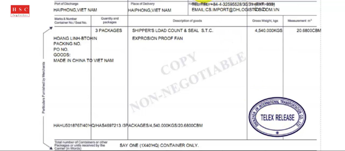Cách phân loại Bill gốc trong xuất nhập khẩu và những lưu ý khi xử lý ...