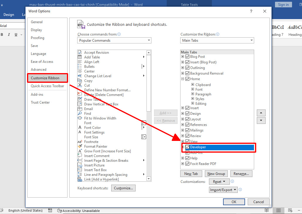 Rất Hay: Hướng dẫn cách tạo checkbox (hộp kiểm) trong Microsoft Word