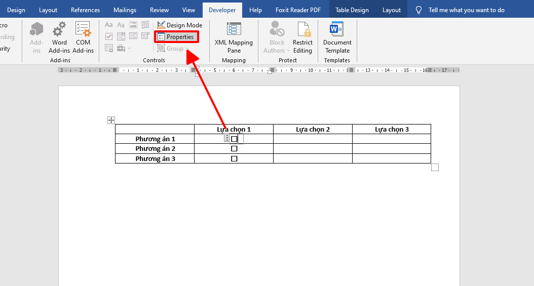 Hướng dẫn cách tạo Checkbox (hộp kiểm) trong Microsoft Word