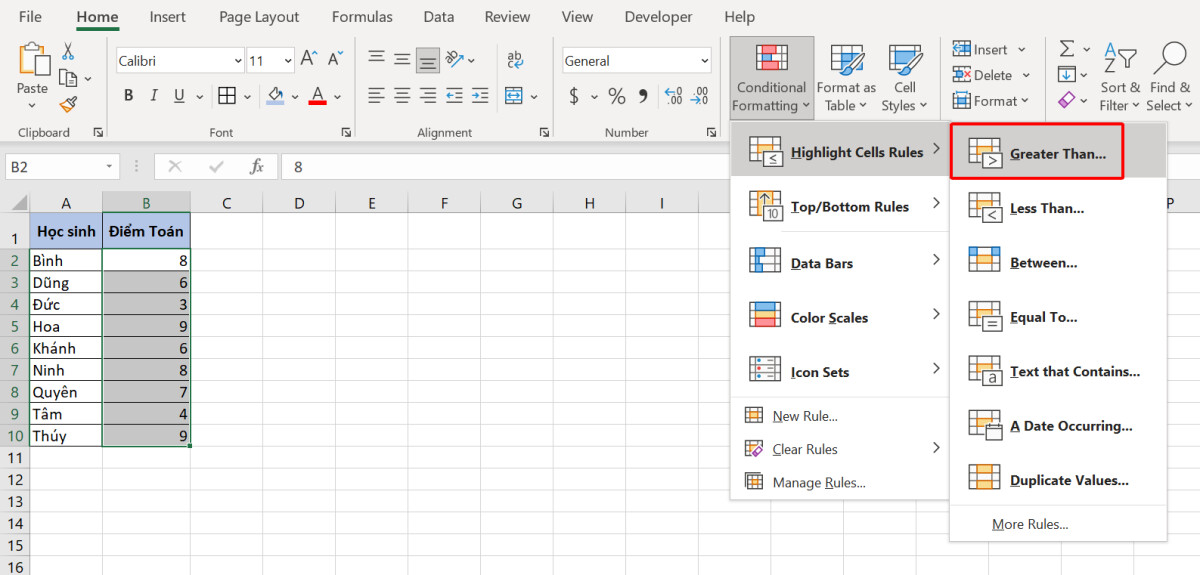 Hướng dẫn cách copy định dạng có điều kiện trong Excel đơn giản - GenZ ...