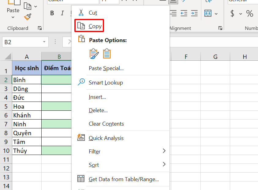 Hướng dẫn cách copy định dạng có điều kiện trong Excel đơn giản nhất