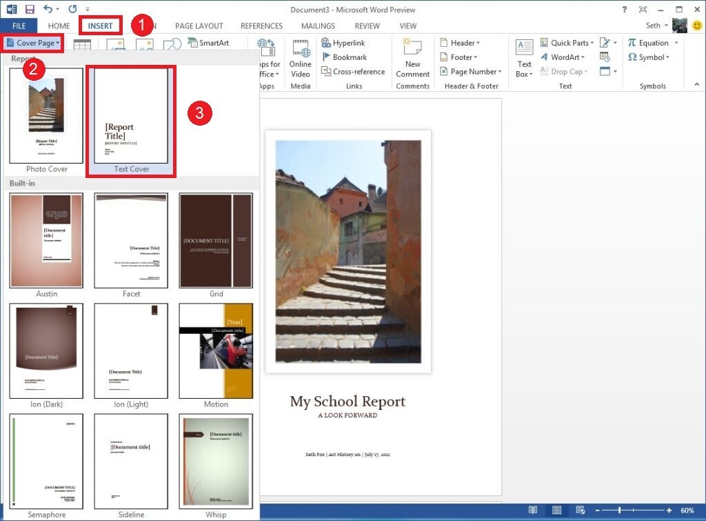 Tổng hợp các mẫu template Word đẹp và các nội dung mới trong Word 2013