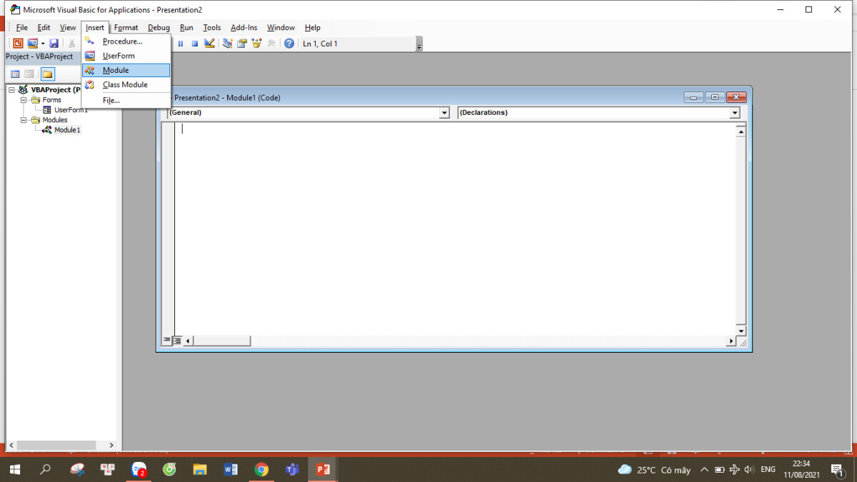 Notes Master trong PowerPoint - Ghi chú của người thuyết trình