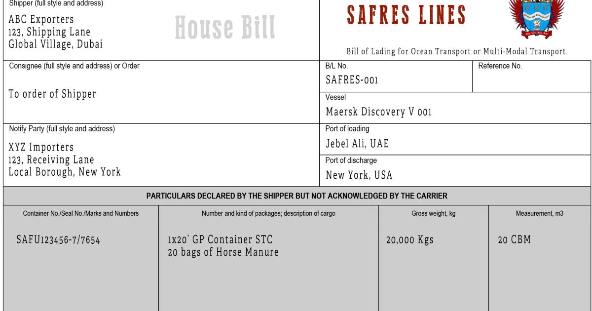 Tìm hiểu về Master Bill of Lading (MBL) và House Bill of Lading (HBL)