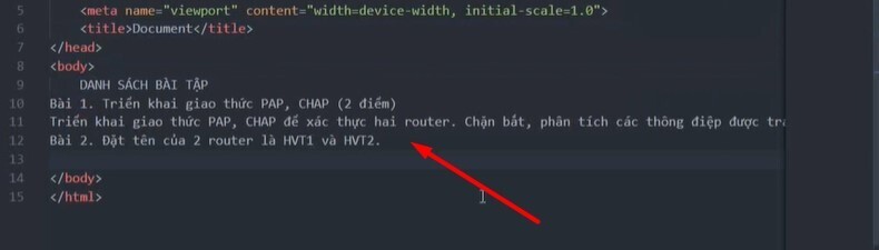 Bài tập thực hành với các thẻ định dạng chữ trong HTML
