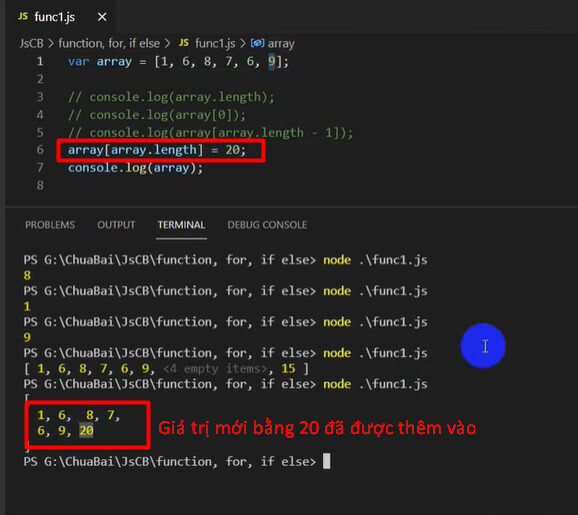 Bài tập thực hành với Array trong Javascript cho người mới bắt đầu