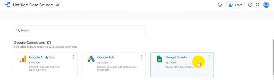Hướng dẫn chi tiết cách Blend Data trong Google Data Studio