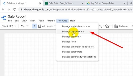 Hướng dẫn chi tiết cách Blend Data trong Google Data Studio