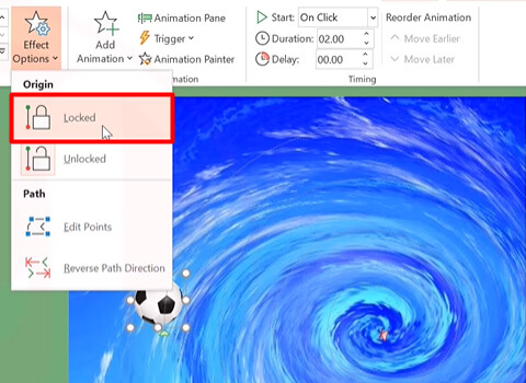 Hiệu ứng Powerpoint dạng di chuyển: Custom Path và các Path khác