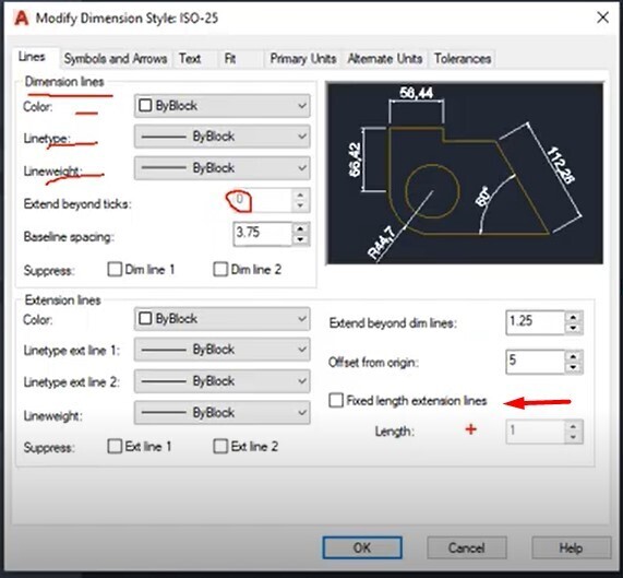 Hướng dẫn cách chuẩn nhất để thiết lập Dimstyle trong AutoCAD