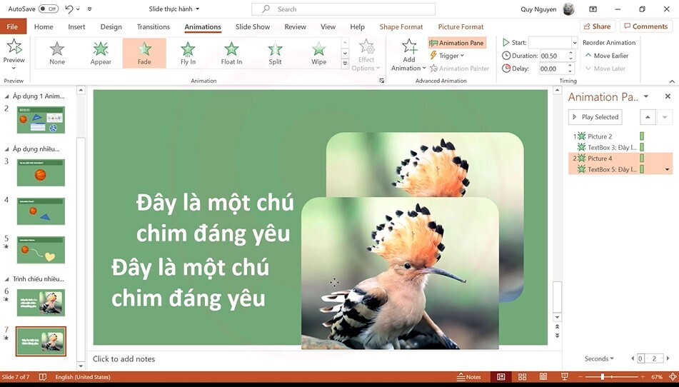 Hướng dẫn trình chiếu hình ảnh đơn giản chuyên nghiệp Powerpoint