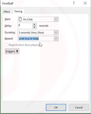 Hiệu ứng Powerpoint dạng di chuyển: Custom Path và các Path khác
