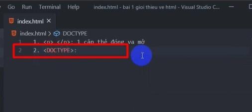 Cách tạo File HTML và chạy HTML trong Visual Studio Code