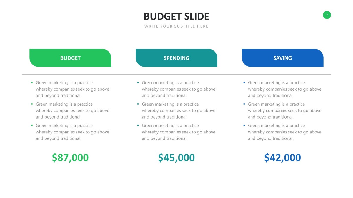 Tải miễn phí hơn 20 template budget Powerpoint mới nhất năm 2021