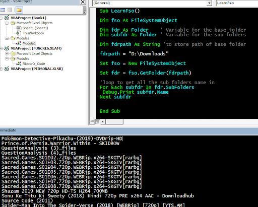 Hướng dẫn sử dụng FileSystemObject (FSO) trong VBA Excel