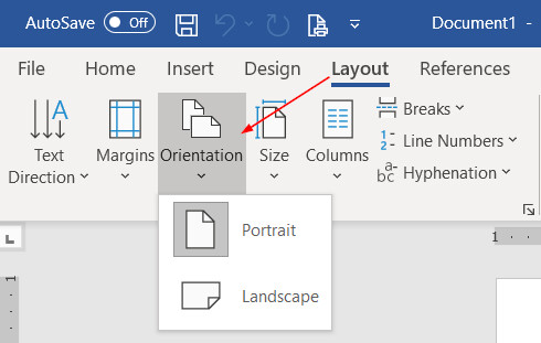 Hướng dẫn cách thiết lập bố cục nội dung trang trong word