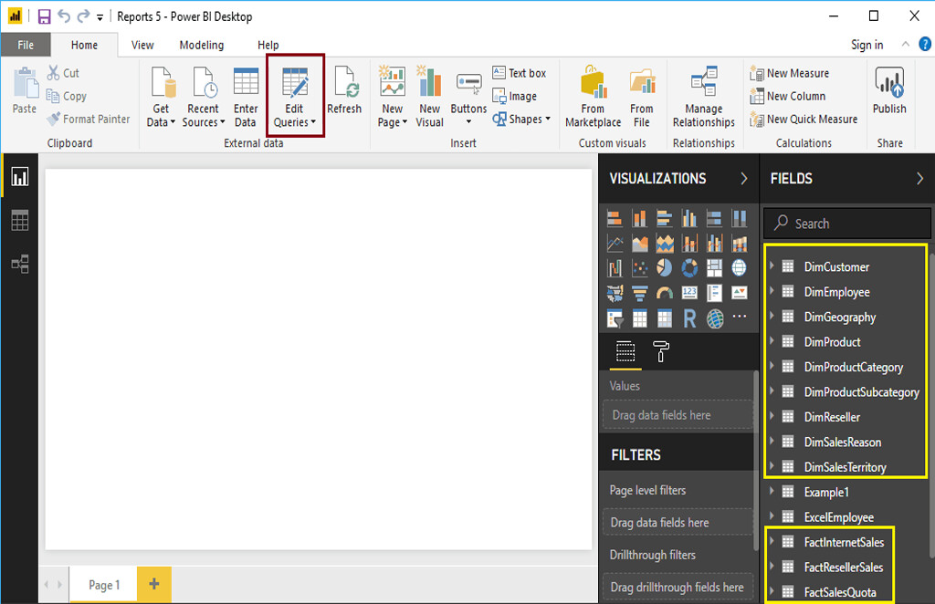Hướng dẫn cách đổi tên bảng trong Power BI