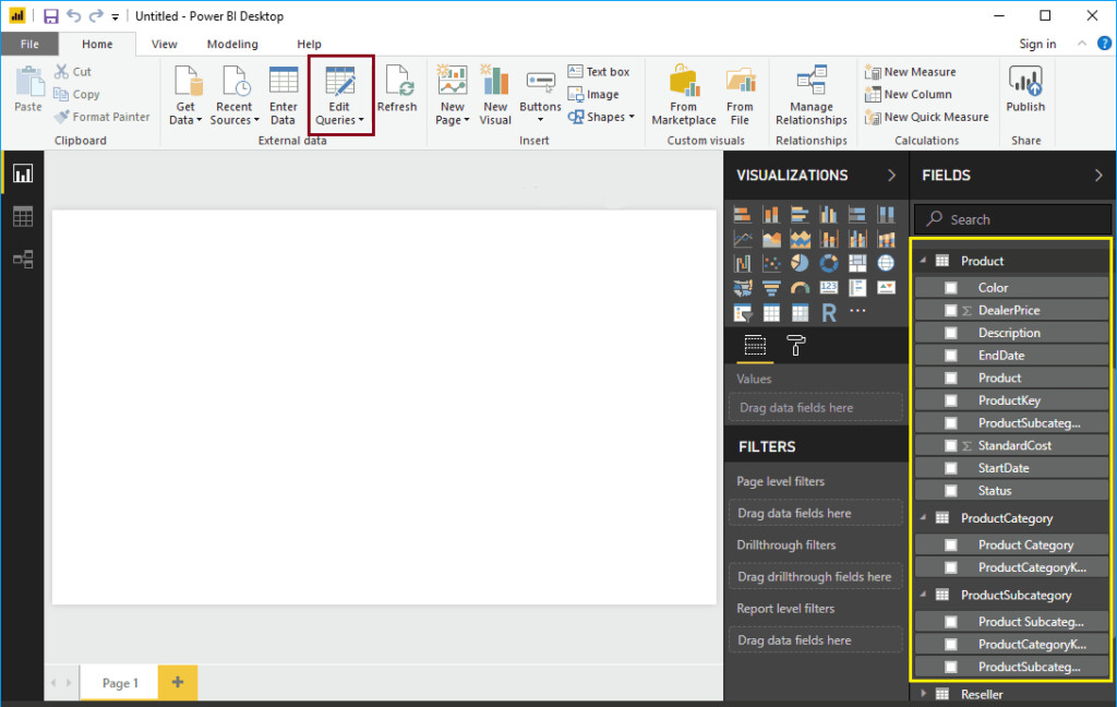 Hướng dẫn hợp nhất nhiều bảng trong Power BI