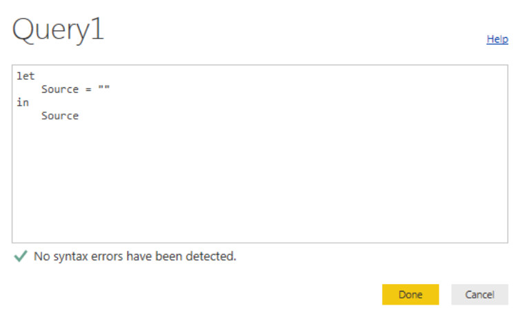 Hướng dẫn chỉnh sửa M Code trong trình sửa Query Editor của Power BI