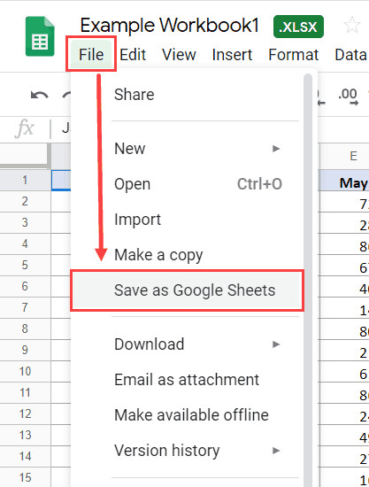 Hướng dẫn cách chuyển file Excel sang Google Sheets và ngược lại
