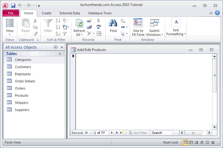 Hướng dẫn cách tạo Form và tùy chỉnh trong Microsoft Access