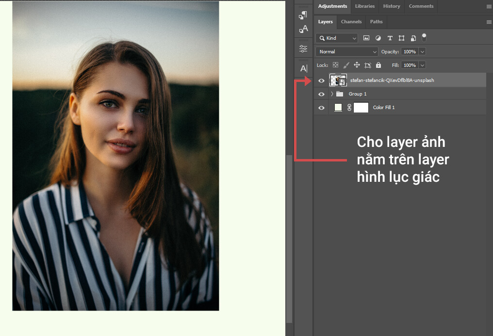 Hướng dẫn sử dụng công cụ Clipping Mask trong Photoshop