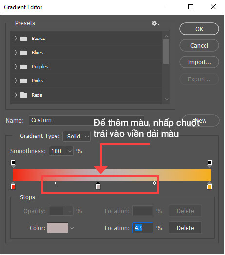 Hướng dẫn thiết kế hiệu ứng màu Gradient cho Text trong Photoshop