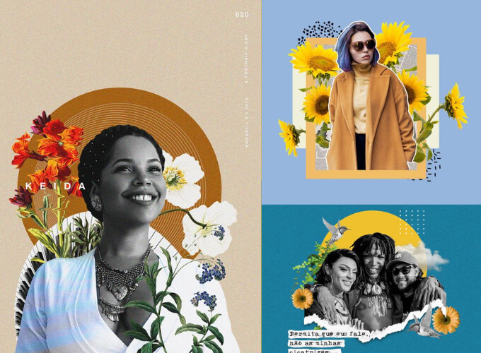 Collage Art: Kĩ thuật sáng tạo nghệ thuật trong thiết kế đồ họa