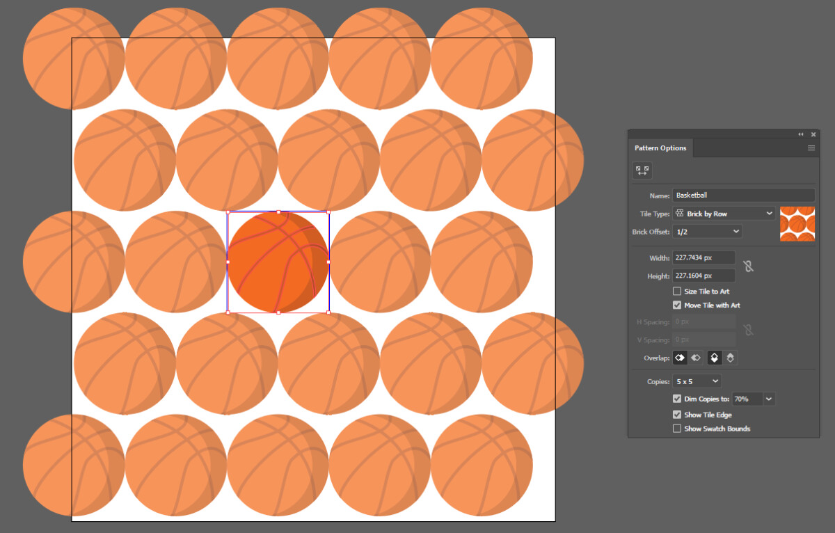 Hướng dẫn cách tạo Pattern bằng công cụ Pattern Tab trong illustrator