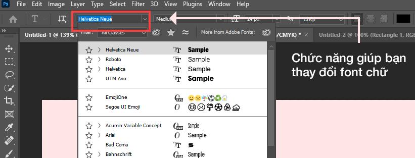 Hướng dẫn cách thêm văn bản bằng công cụ Horizontal Type Tool trong ...