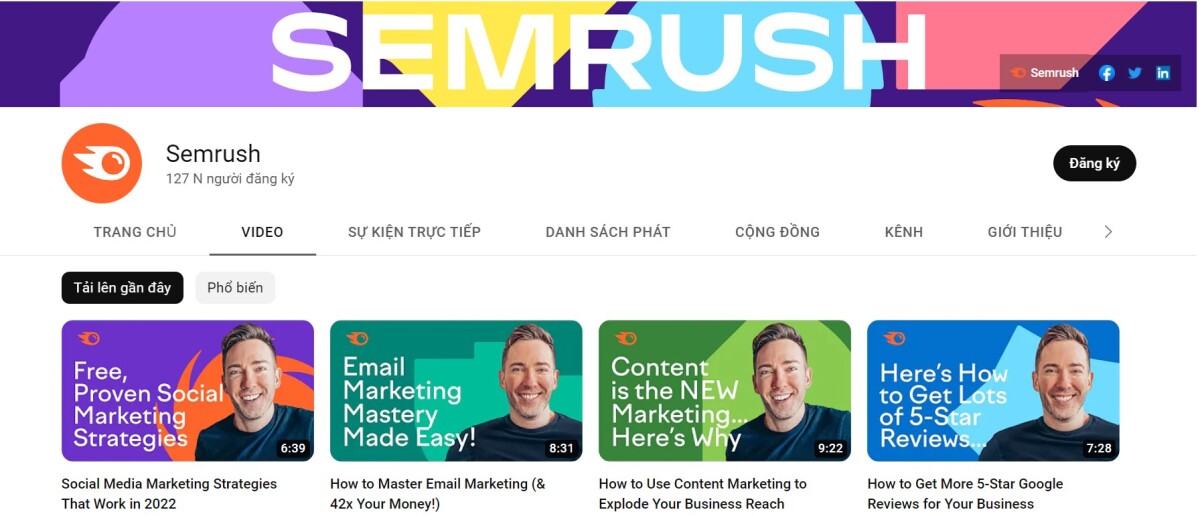 5 kênh youtube tự học Digital Marketing hoàn toàn miễn phí