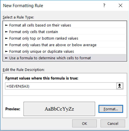 Cách dùng hàm ISEVEN, ISODD trong Excel kiểm tra giá trị chẵn lẻ