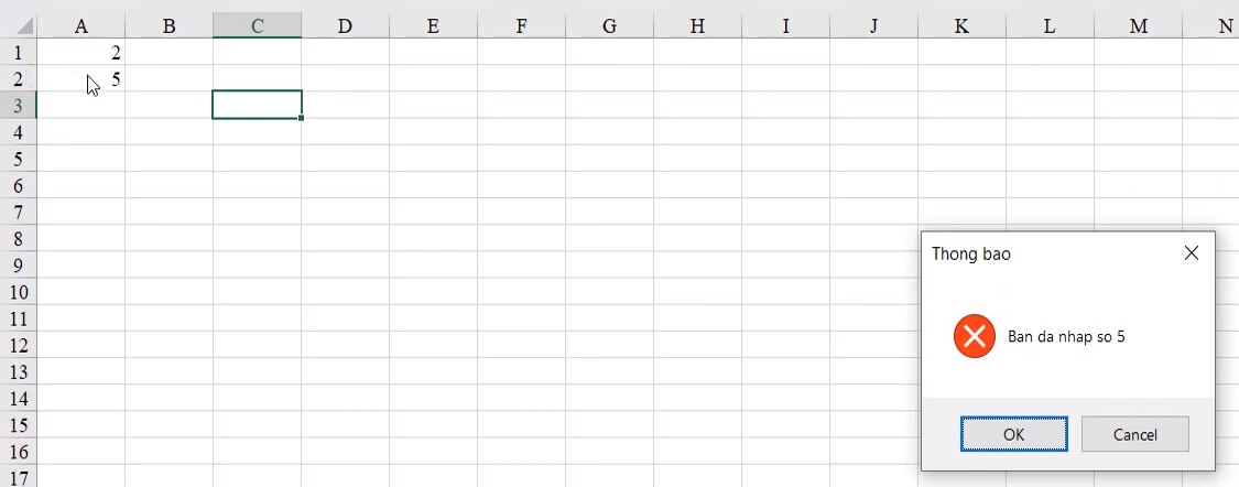 Hướng dẫn chi tiết cách sử dụng msgbox trong VBA Excel