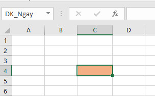 Cách sử dụng Name Box trong Excel để quản lý dữ liệu theo tên
