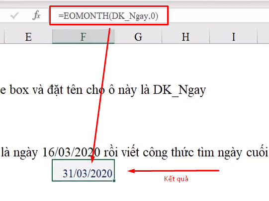 Cách sử dụng Name Box trong Excel để quản lý dữ liệu theo tên