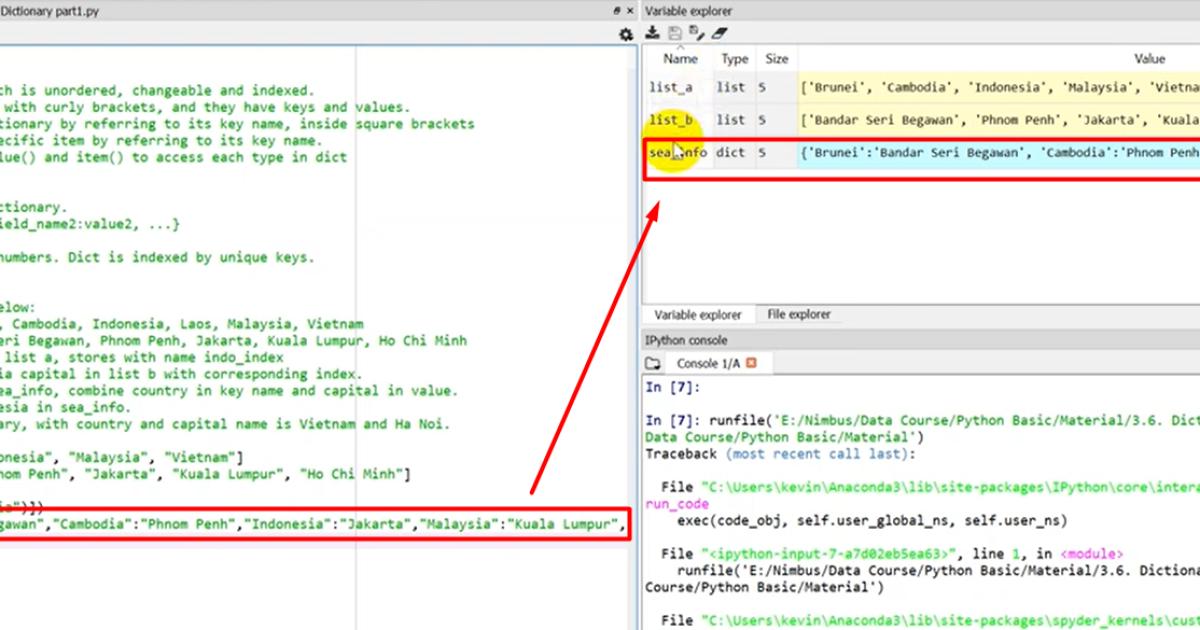Lý thuyết và các thao tác cơ bản với Dictionary trong Python