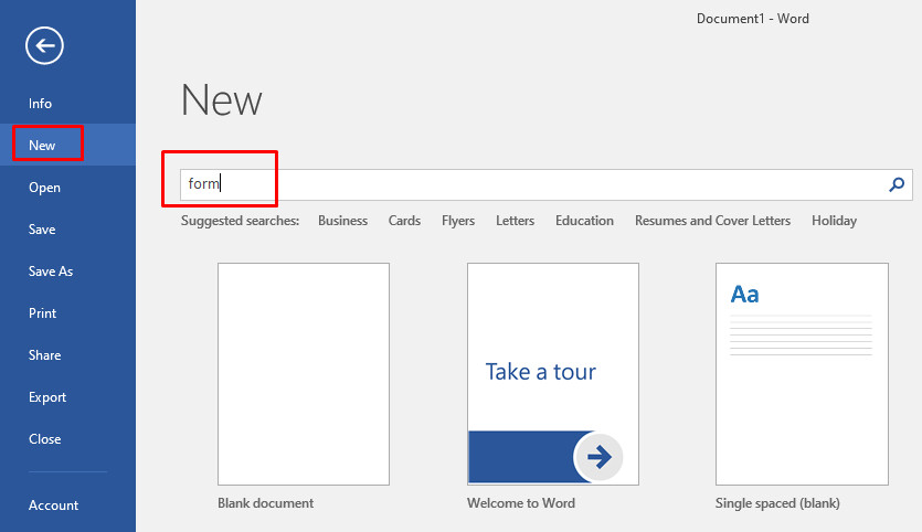 Hướng dẫn cách tạo Form trong Word vô cùng đơn giản