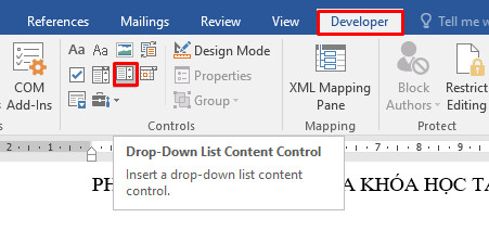 Hướng dẫn cách tạo Form trong Word vô cùng đơn giản