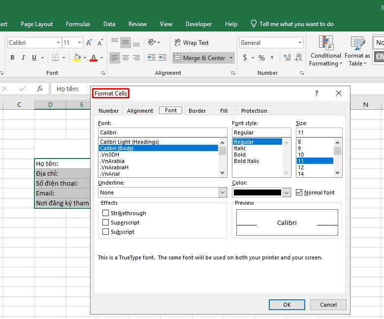 Hướng dẫn chi tiết tạo dòng dấu chấm tự động trong excel đơn giản nhất