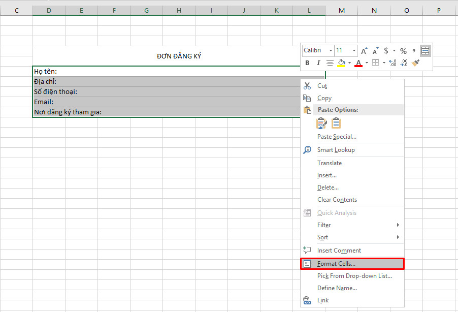 Hướng dẫn chi tiết tạo dòng dấu chấm tự động trong excel đơn giản nhất