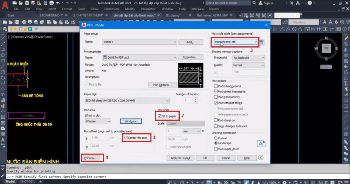 Thủ thuật copy CAD sang Word cực nhanh, đẹp, không bị mất hình