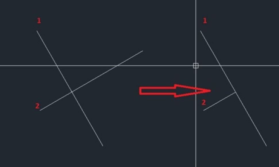Cách dùng lệnh TRIM trong CAD để cắt đối tượng hiệu quả