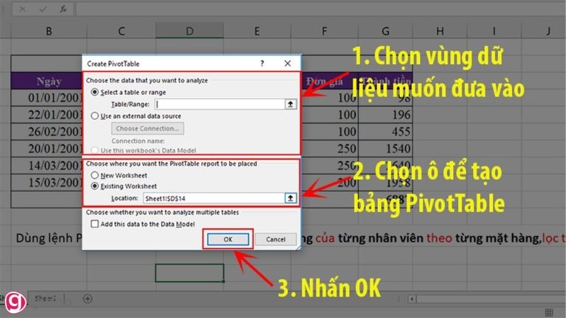 Neos Blog | Hướng dẫn chi tiết cách sử dụng Pivot Table trong Excel