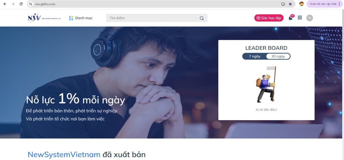 New System Vietnam đào tạo khách hàng với hệ thống LMS của Gitiho for ...