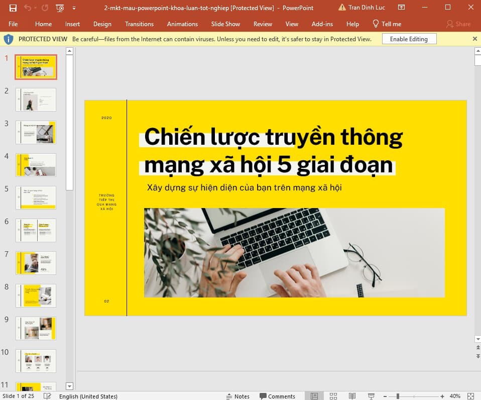 Tải ngay 50+ mẫu Powerpoint Khóa luận tốt nghiệp miễn phí