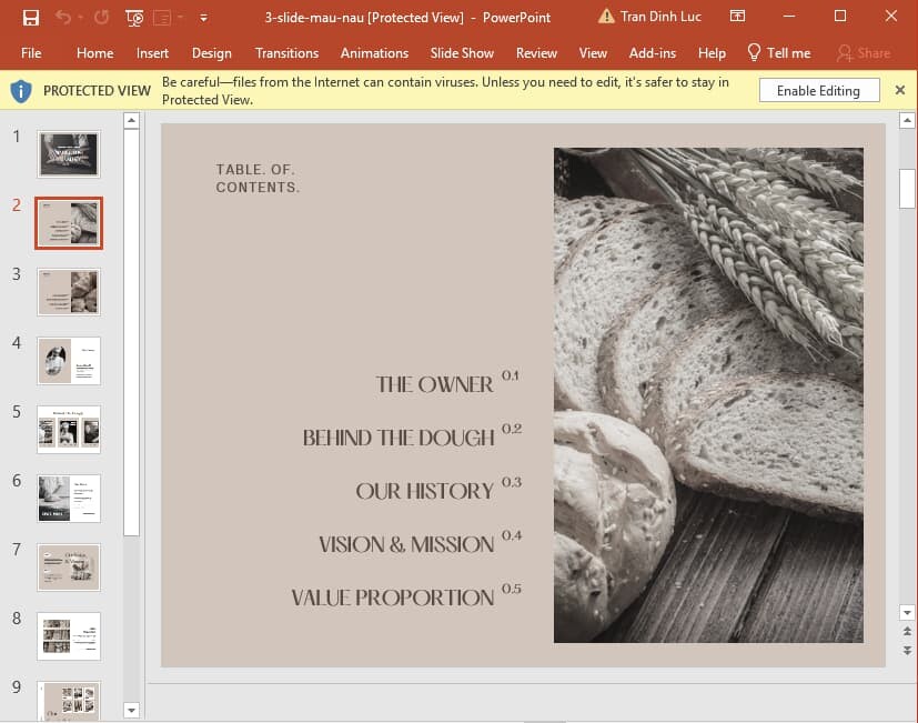 Tải 55 slide và hình nền Powerpoint màu nâu cực đẹp miễn phí