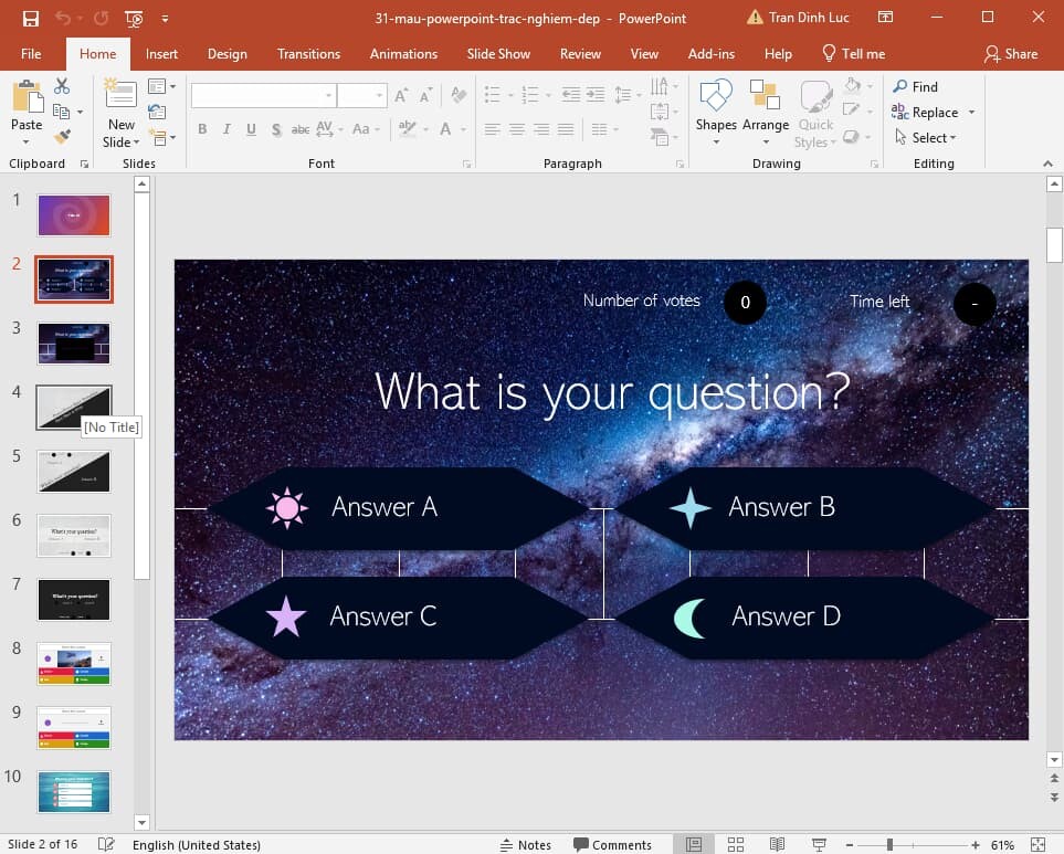 Tải ngay 34+ mẫu Powerpoint trắc nghiệm đẹp miễn phí