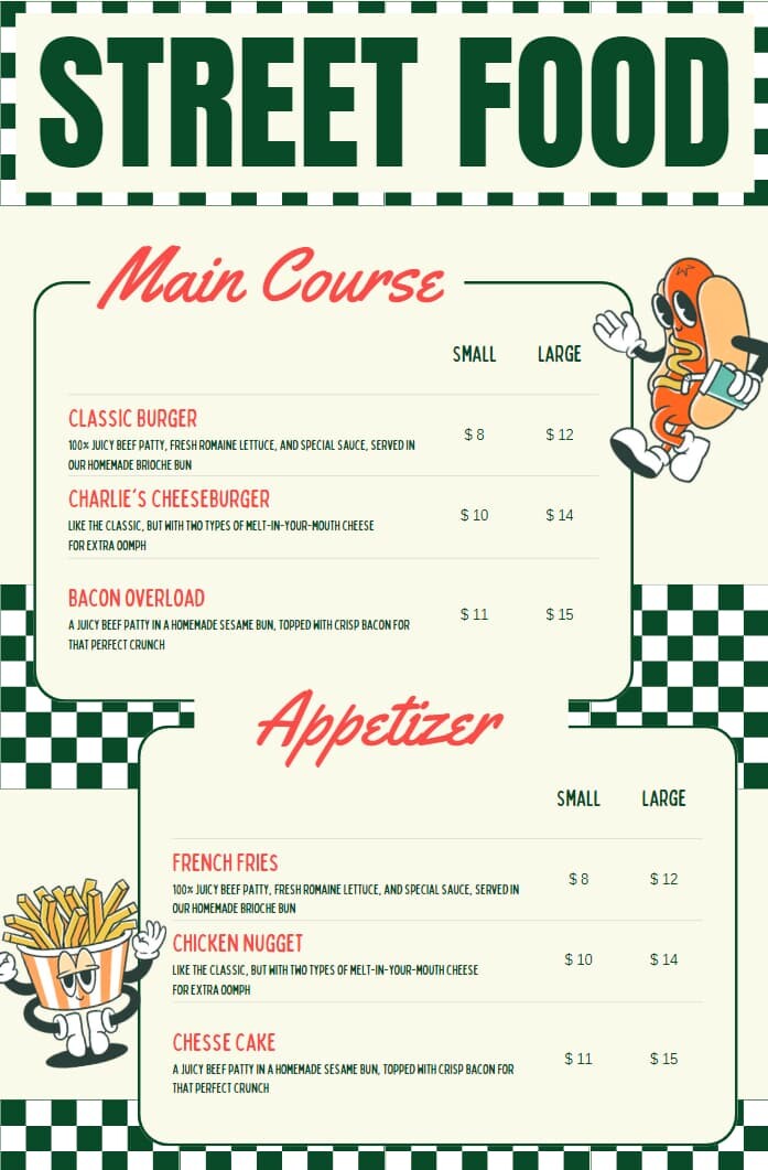 Tải 20+ mẫu menu thiết kế powerpoint hấp dẫn miễn phí