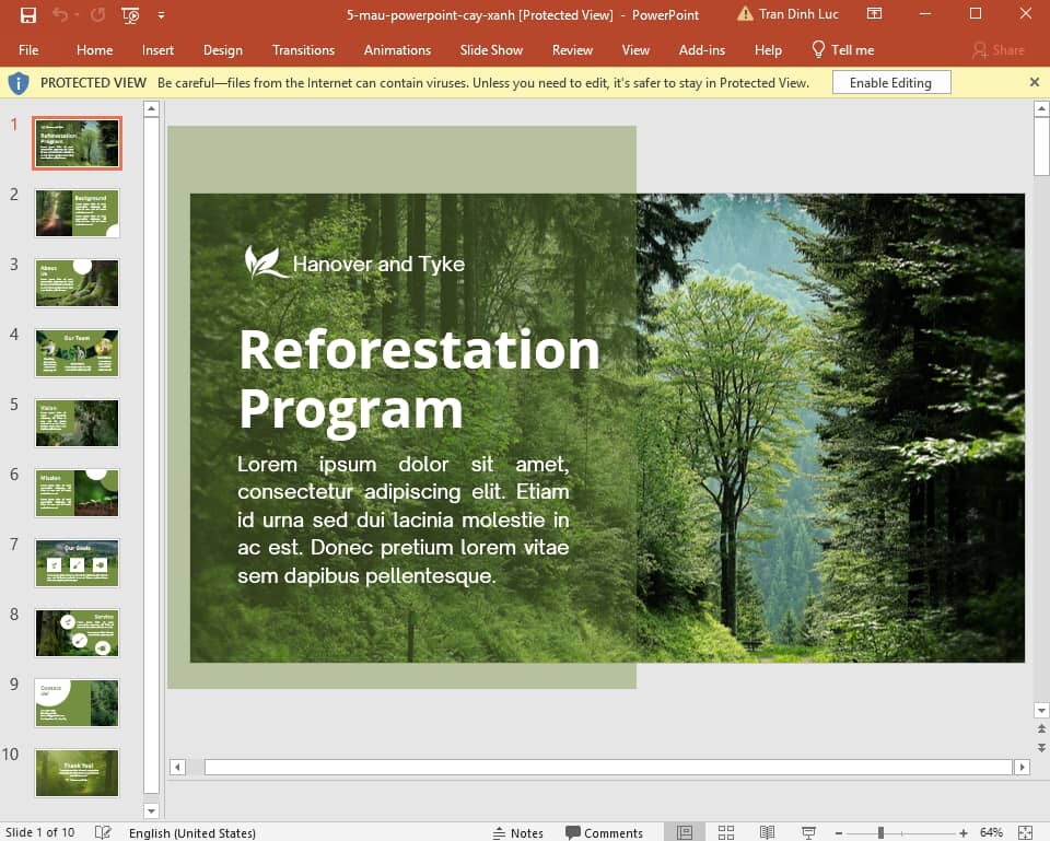 Tải ngay 90+ hình nền Powerpoint cây xanh miễn phí mới nhất